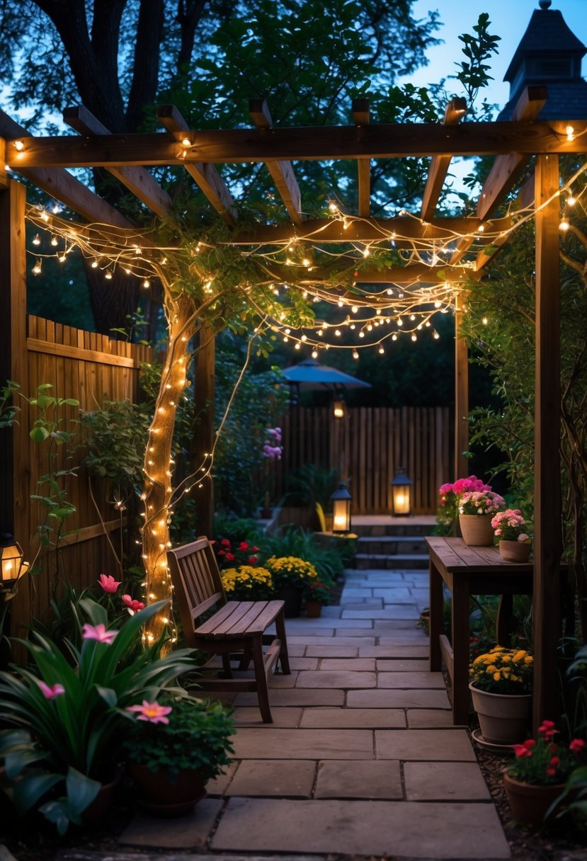 DIY Fairy Lights Garden Ideas for a Magical Outdoor Ambiance: 25 ...