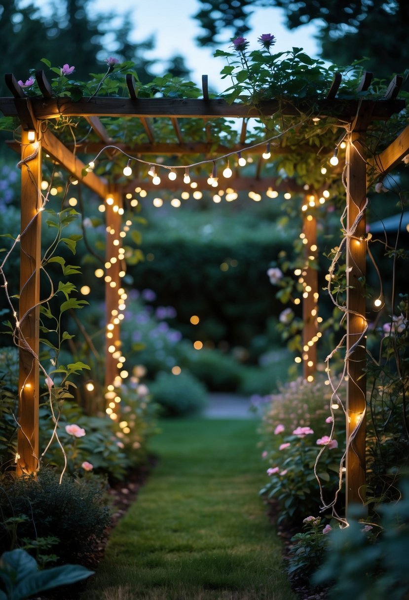 Beautiful Fairy Lights Garden Ideas for Magical Outdoor Spaces: 25 ...